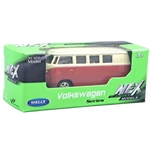 Welly: Volkswagen T1 piros fém kisautó modell 1/64,1.449 Ft,Játékautó és autómodell- Játék ...